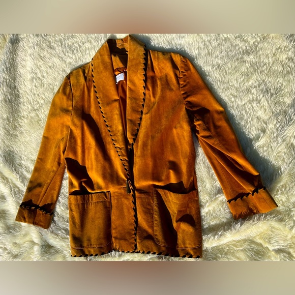 Artisan Wear | Jackets & Coats | Vintage Caramel Artisan Wear Suede ...